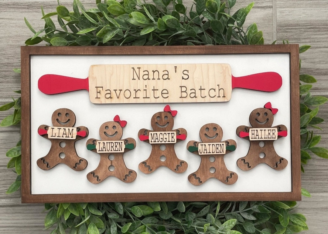 Ginger Bread Batch Sign – Handmade By Valerie Torres